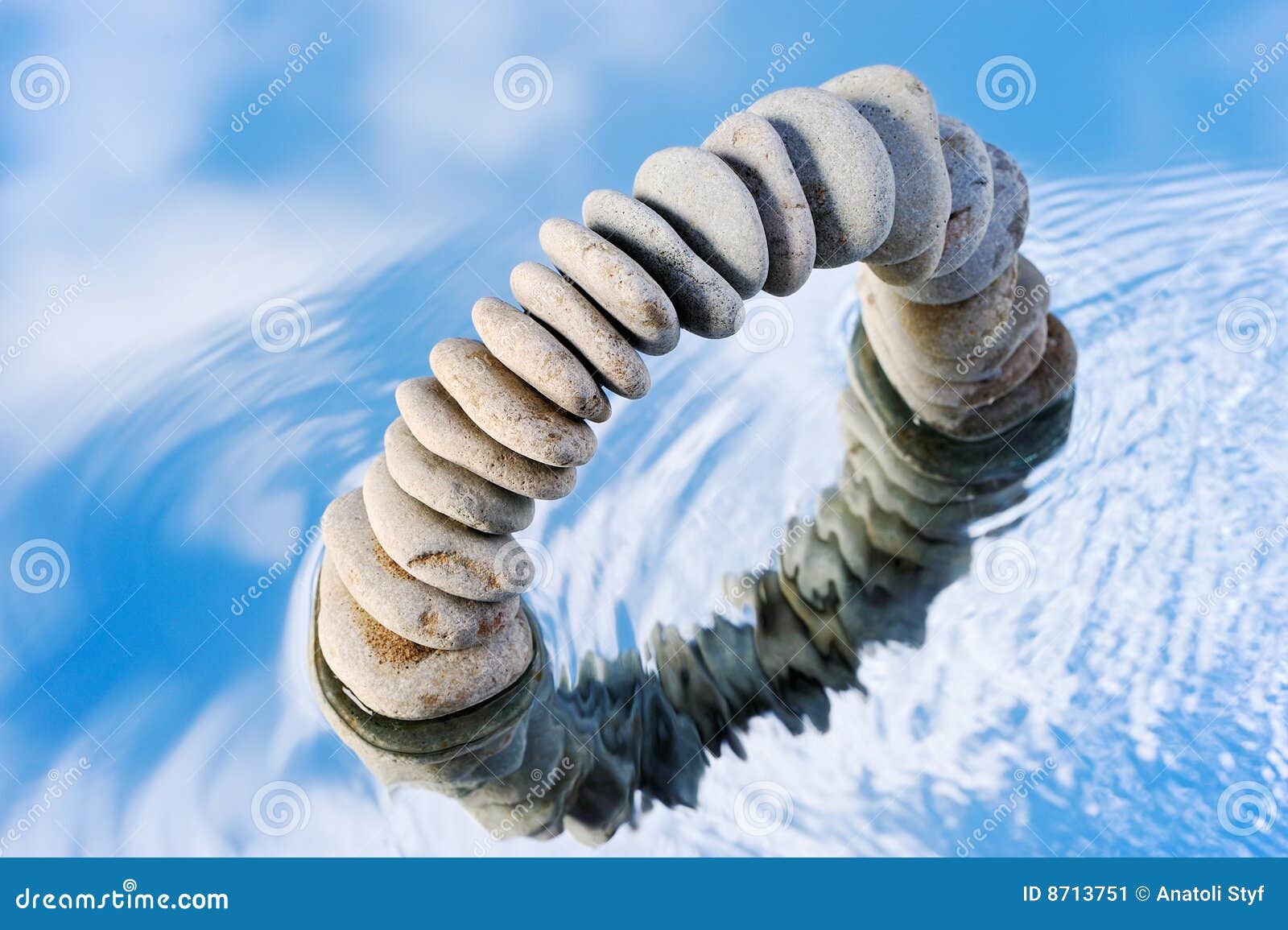 Wet Arch stock image. Image of cobblestone, stone, boulder - 8713751
