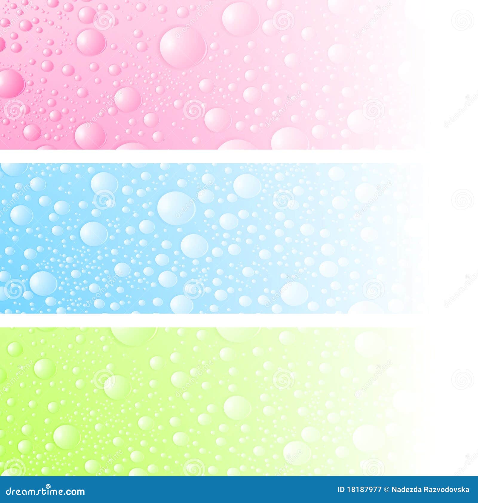 Wet banner stock vector. Illustration of spray, aqueous - 18187977