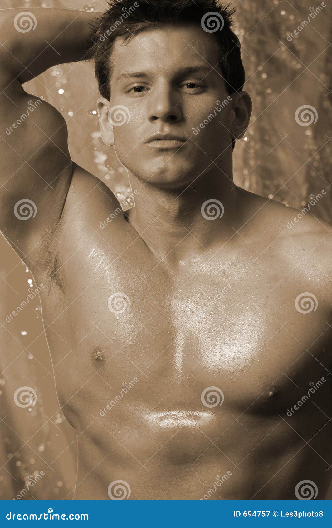 Wet body stock image. Image of sharp, dude, chin, face - 694757