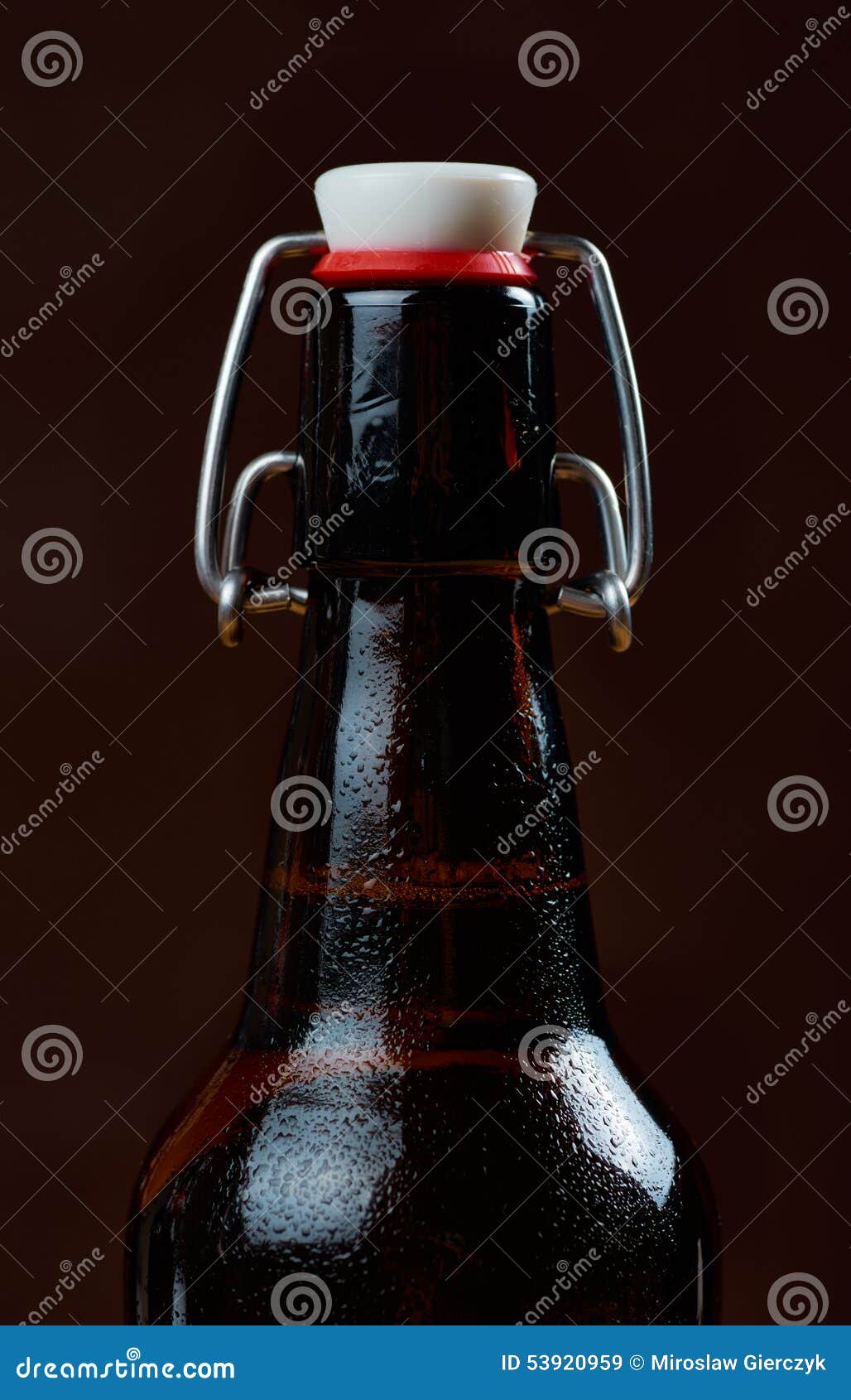 Wet bottles of beer stock image. Image of bright, lager - 53920959