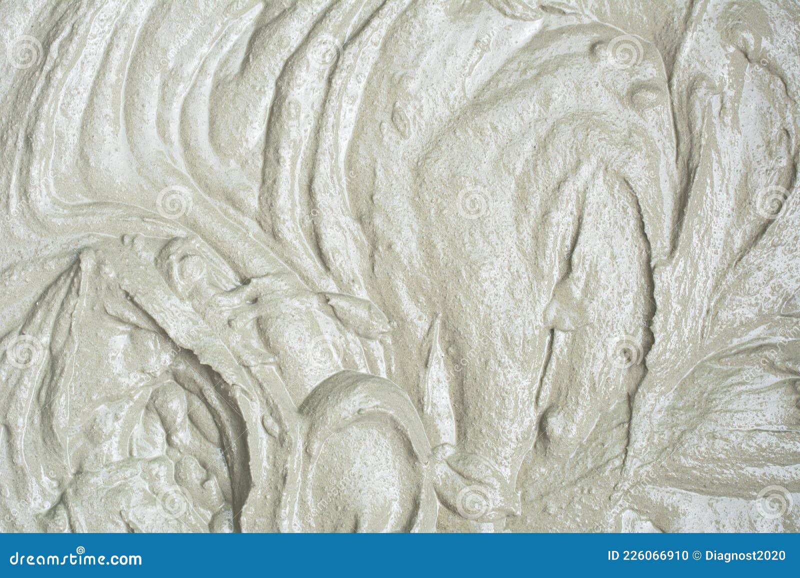 Wet Fresh Cement Mortar Texture Background. Gray Concrete Surface ...