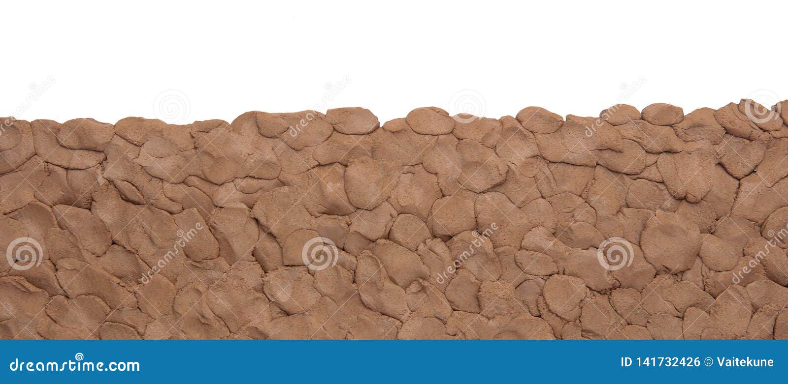 Modeling Natural Clay Pattern Isolated on White Background. Stock Photo ...