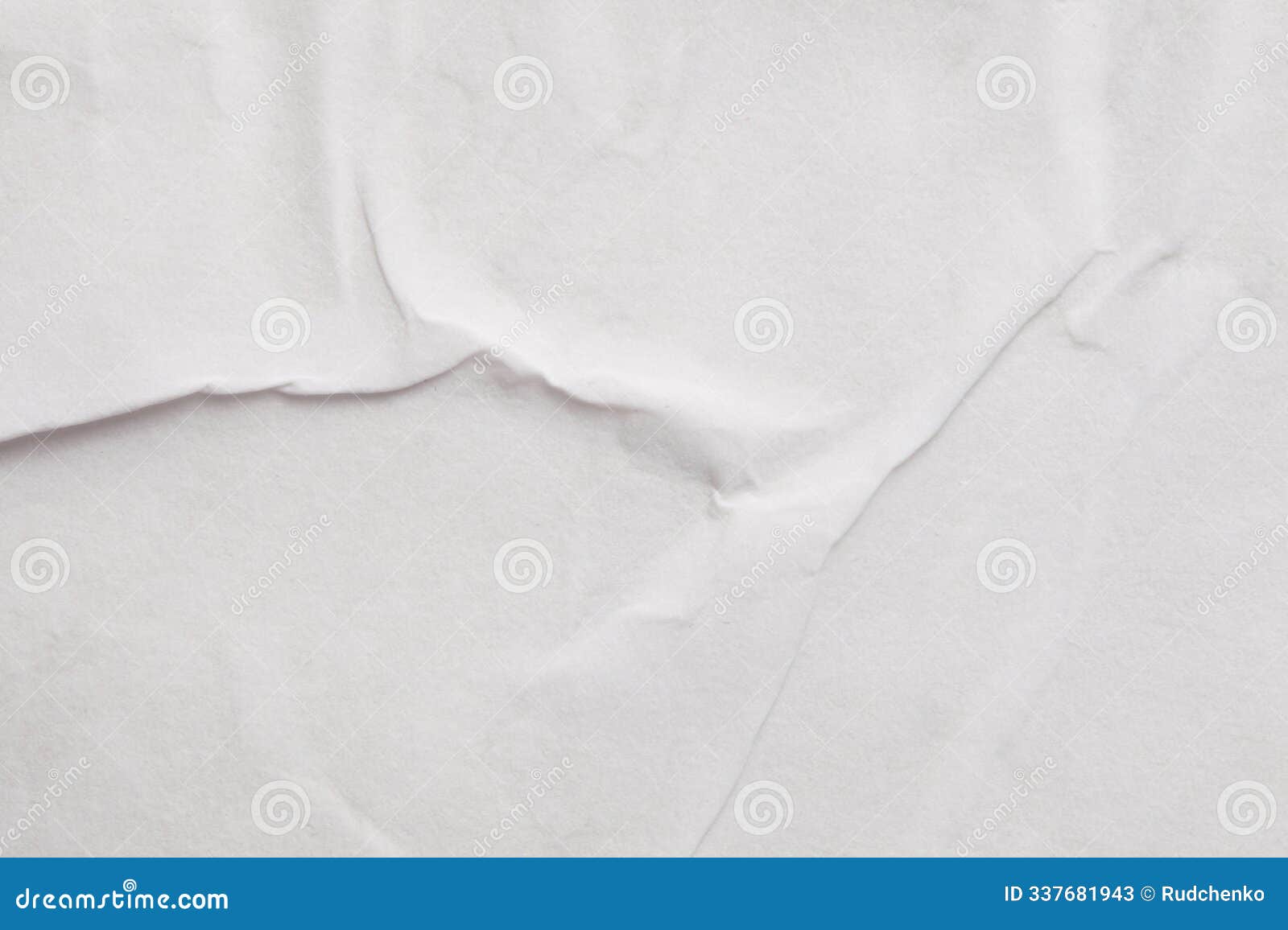 Crumpled Craft Paper Flower Isolated, Rugged Wrapping Lump ...