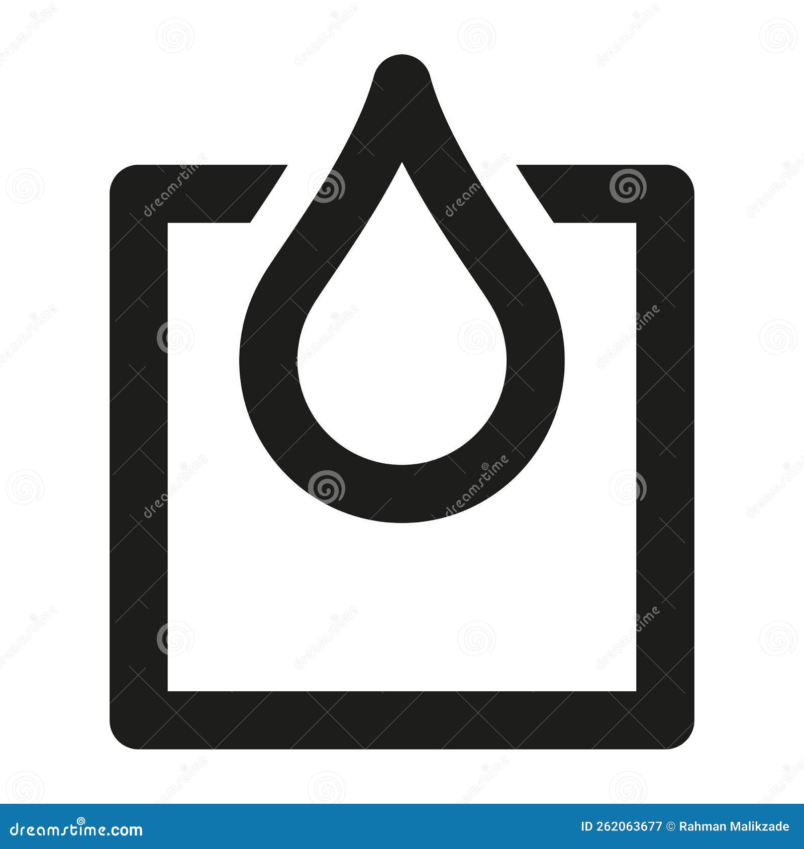 Wet and Dry Line Icon. Laundry Washing Vector Illustration Stock Vector ...
