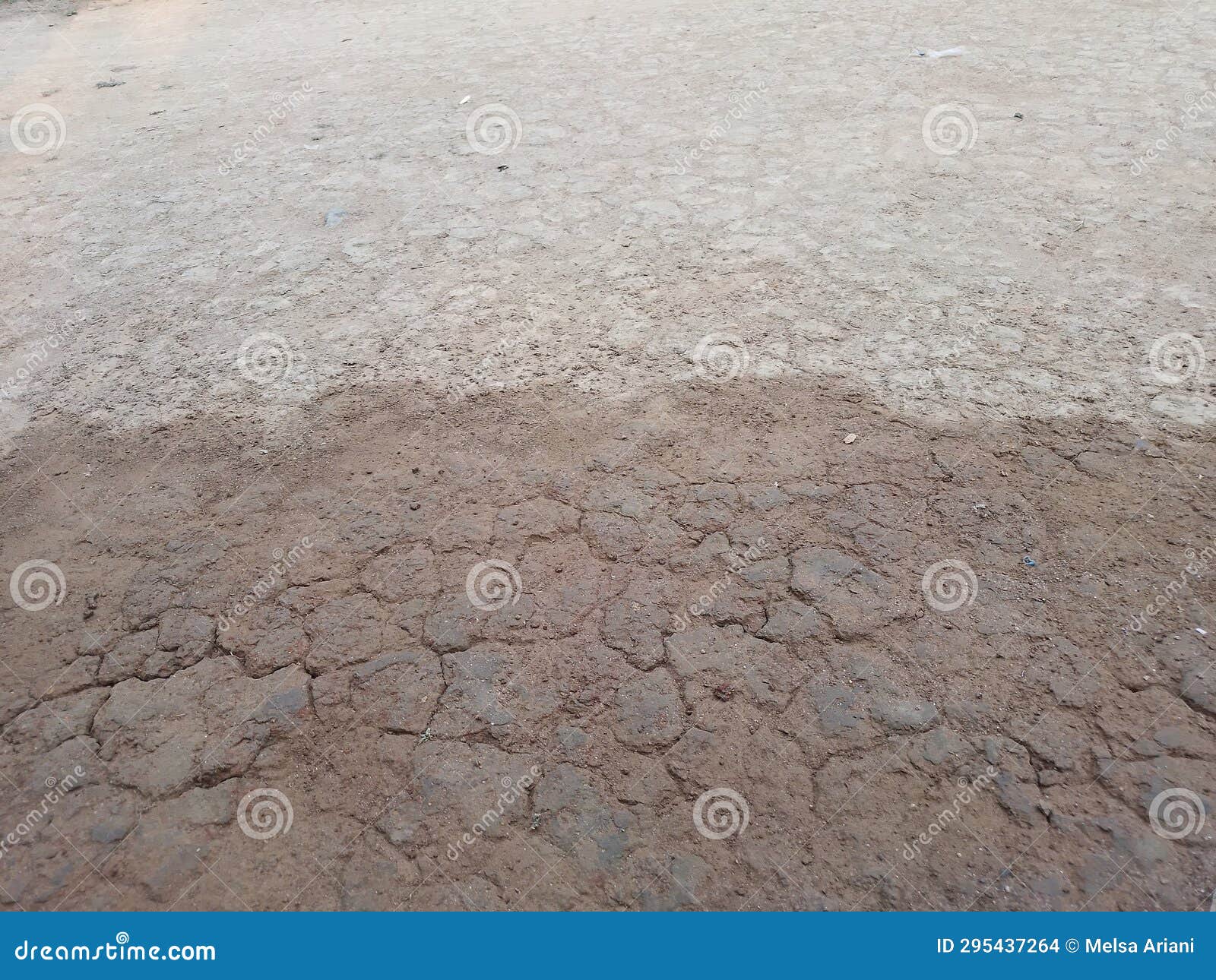 Wet and Dry Soil when Long Summer Season Stock Photo - Image of soil ...