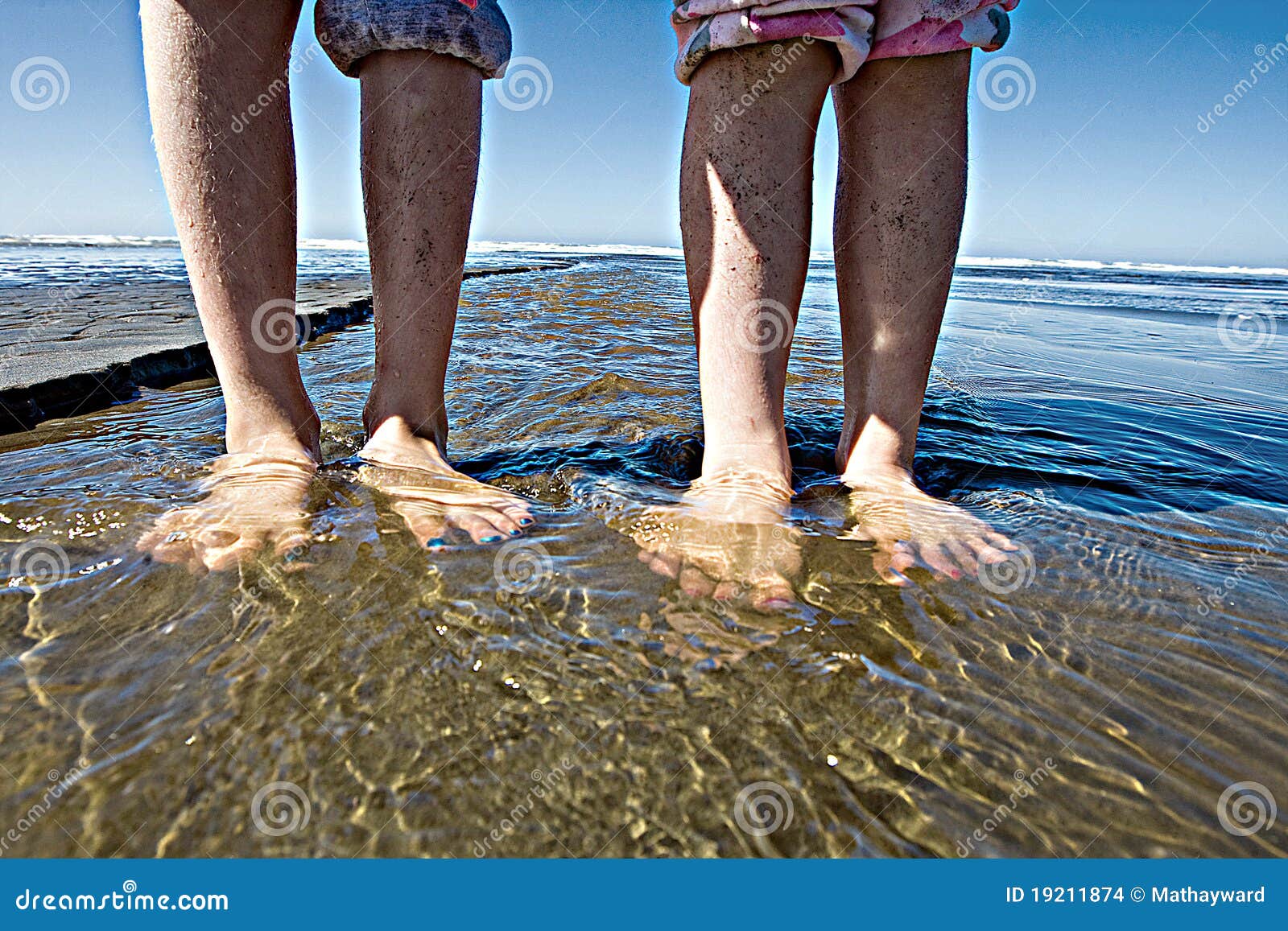 Wet feet stock photo. Image of children, play, toes, feet - 19211874