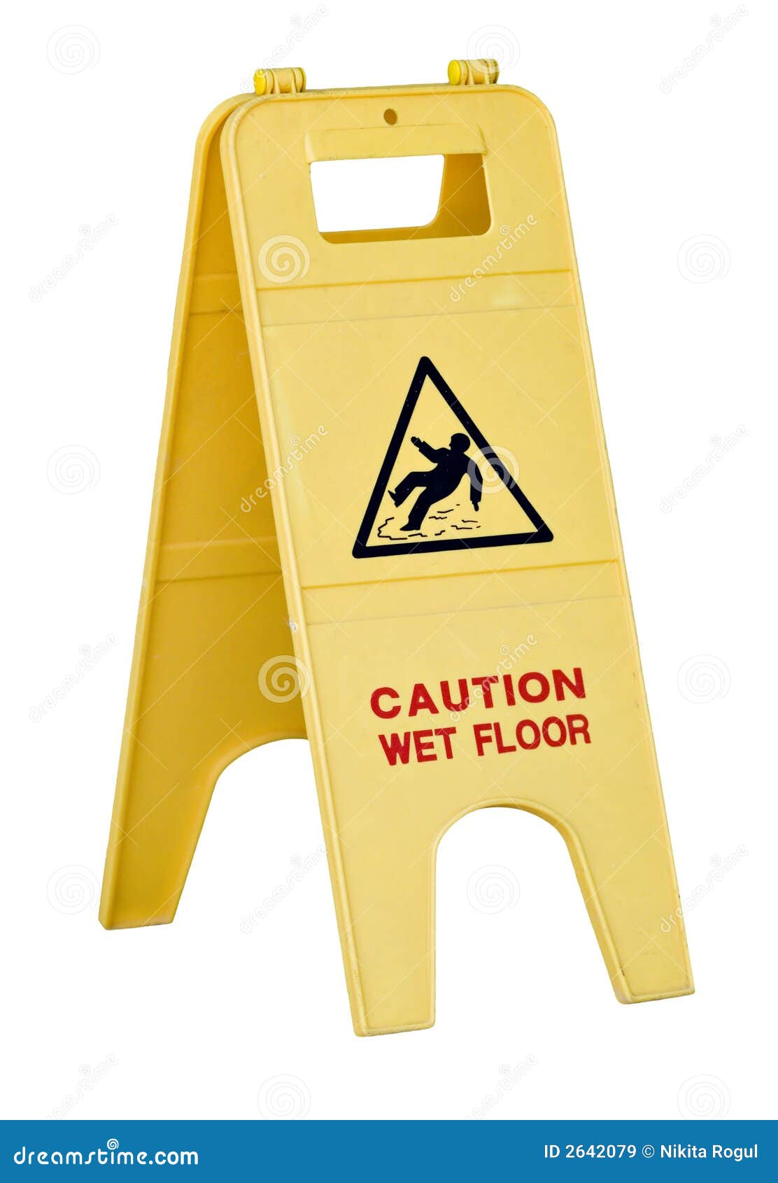 Wet floor sign stock image. Image of cartoon, indoors - 2642079