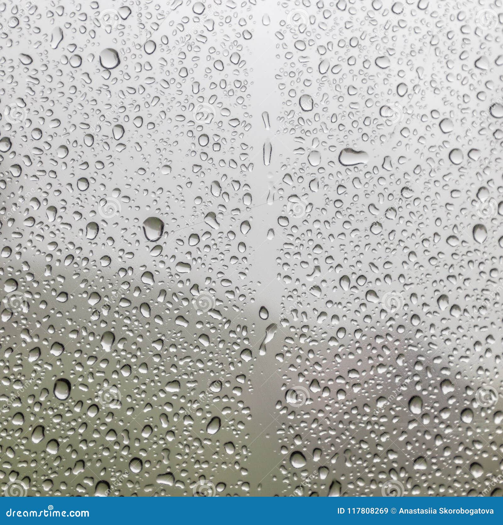 Wet Glass Background. Rain on the Glass Stock Image - Image of ...
