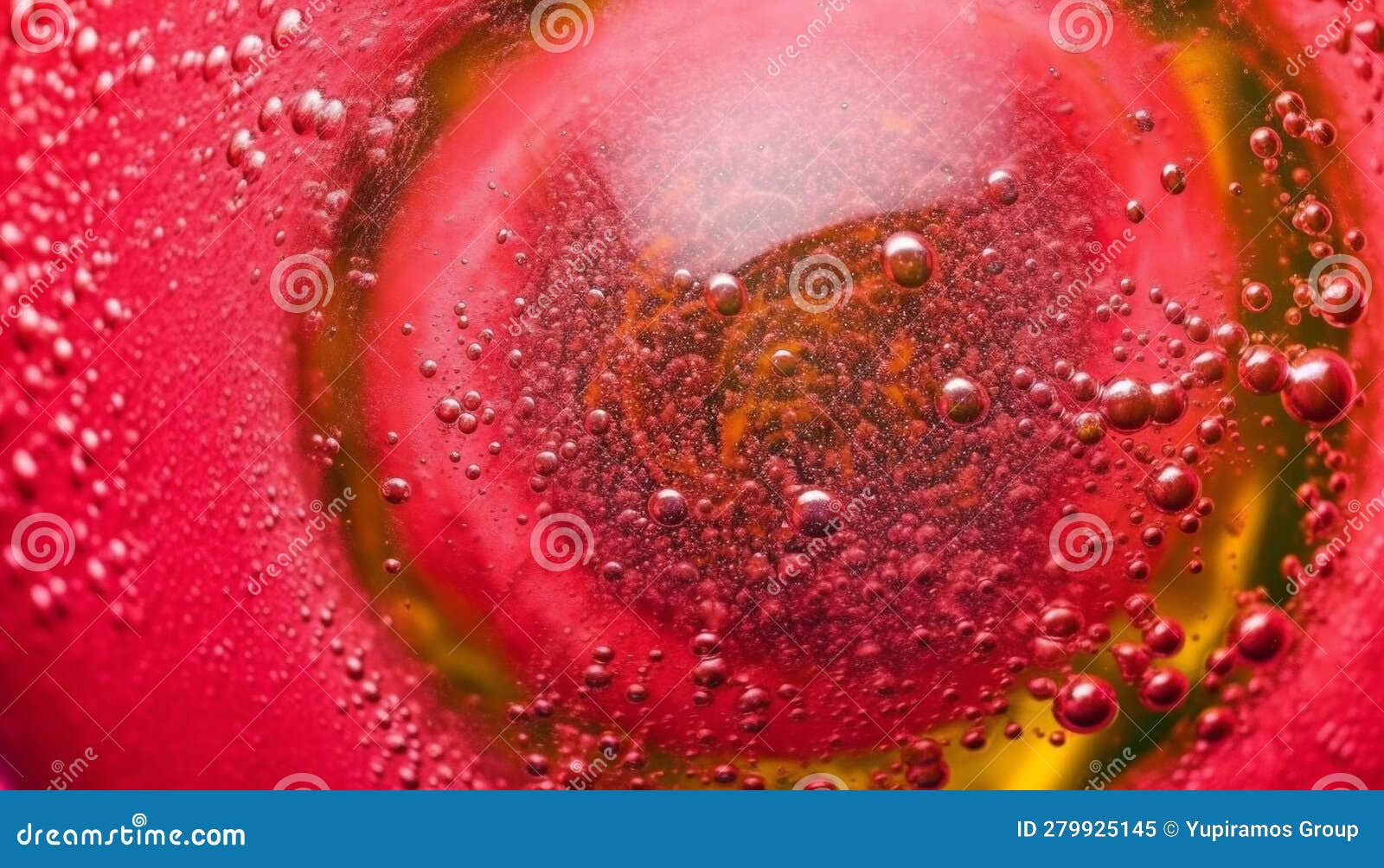 Wet Glass with Condensation, Reflecting Multi Colored Wallpaper and ...