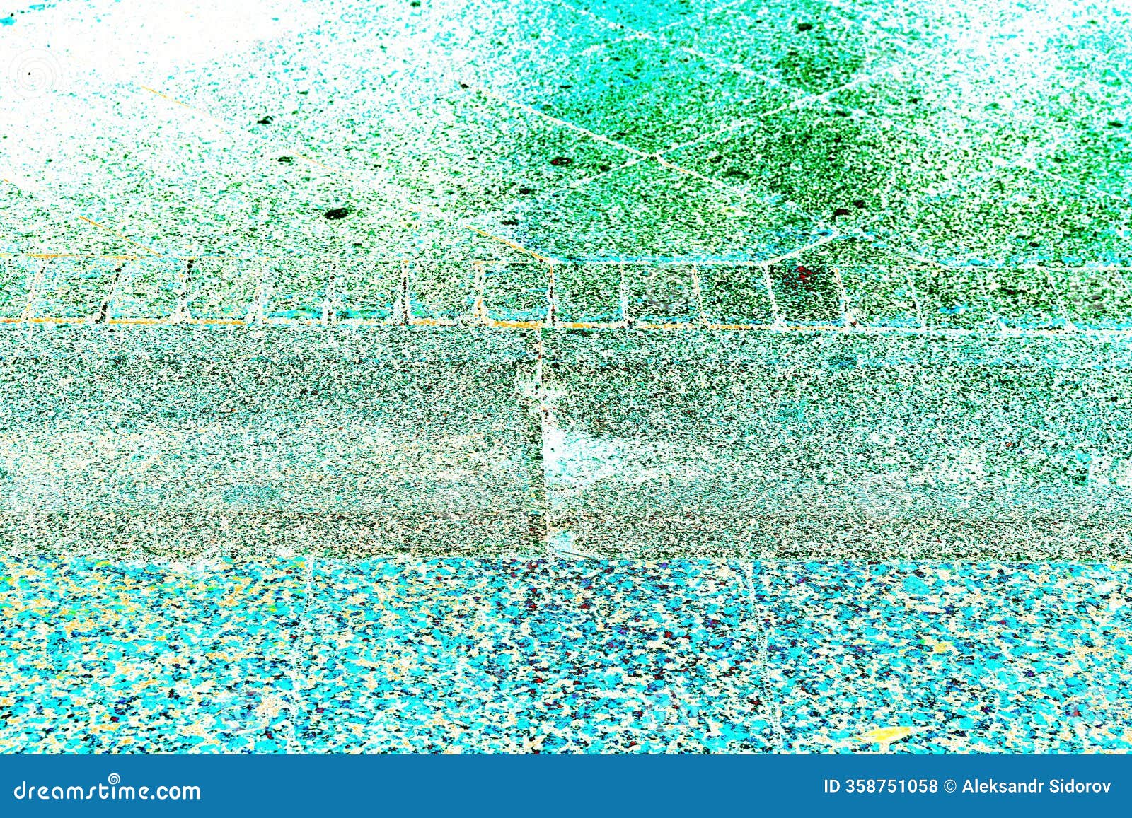 Wet Granite Pavement, Changed Color Scheme, Colorful Background, 2 ...