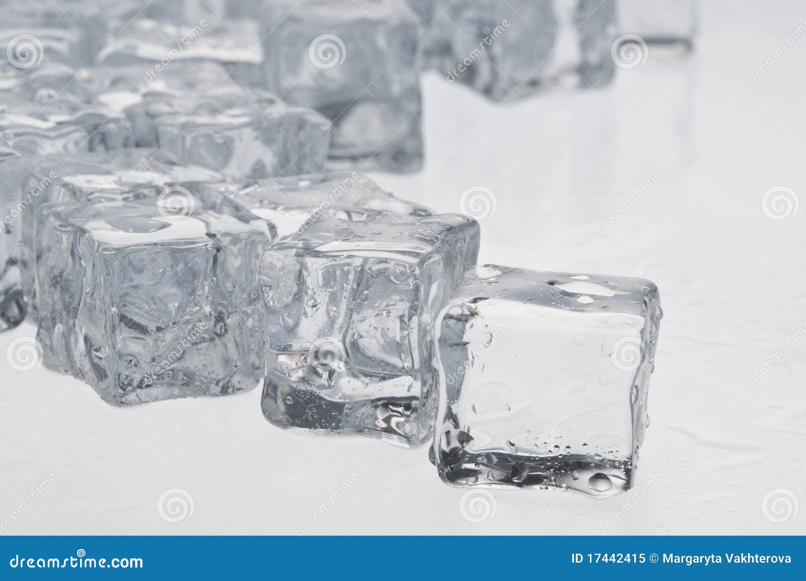 Wet Ice Cubes Objects Royalty Free Stock Photo - Image: 17442415