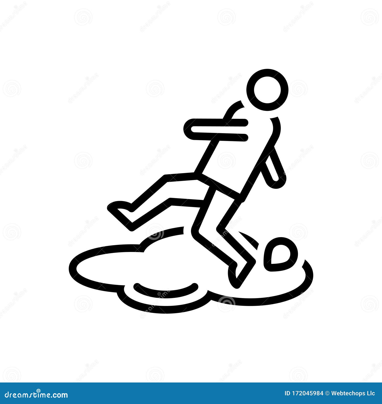 Black Line Icon for Wet, Moisten and Humid Stock Vector - Illustration ...