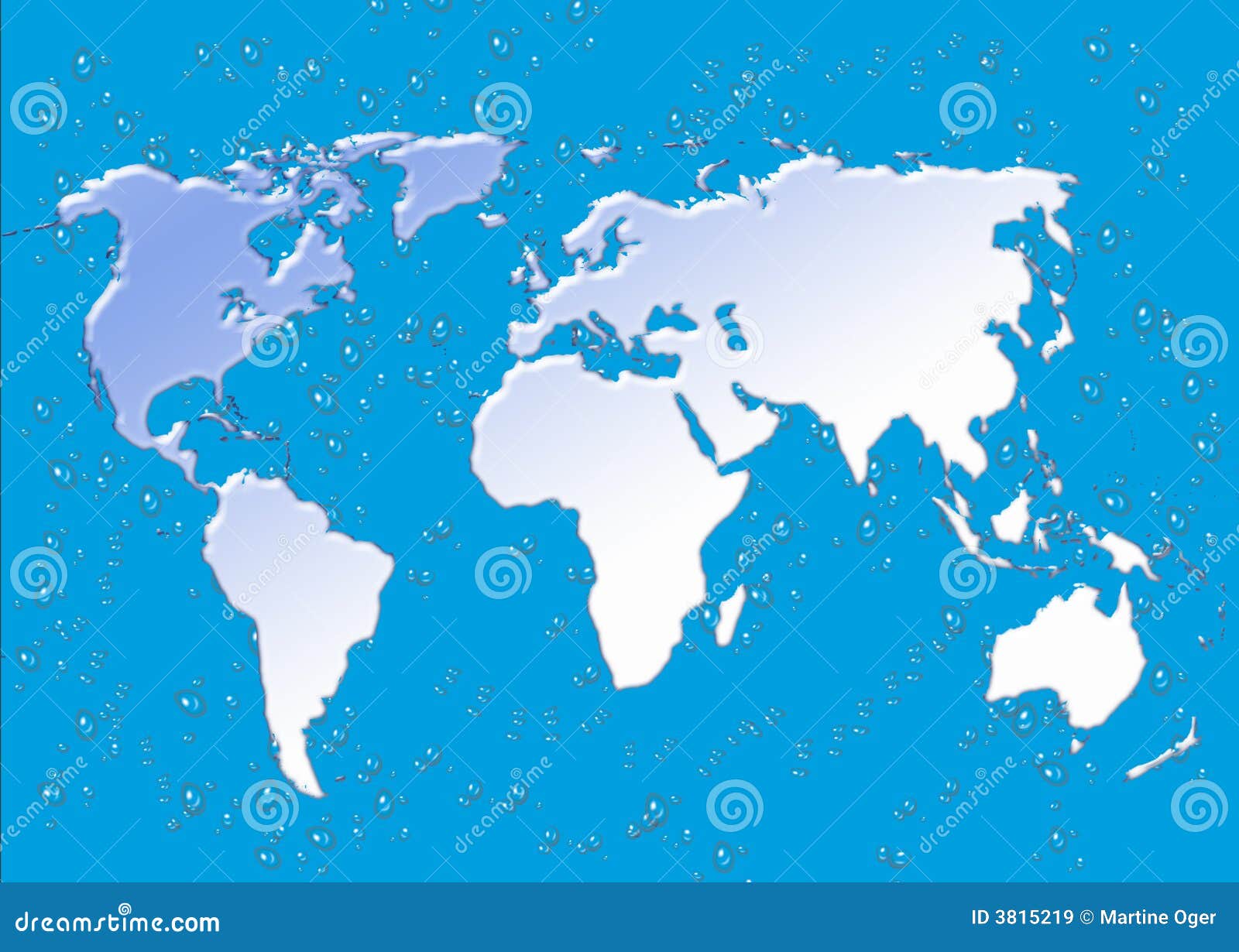 Wet map of world stock illustration. Illustration of moisture - 3815219