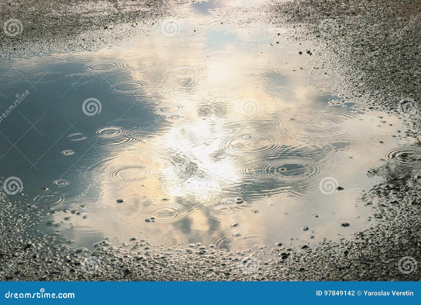 Wet muddy country road stock photo. Image of house, groove - 97849142