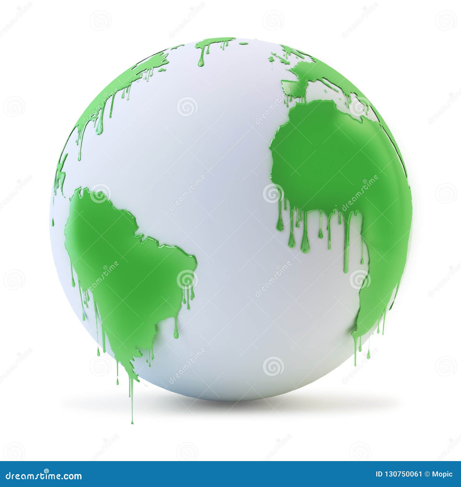 Wet paint Earth stock illustration. Illustration of painter - 130750061