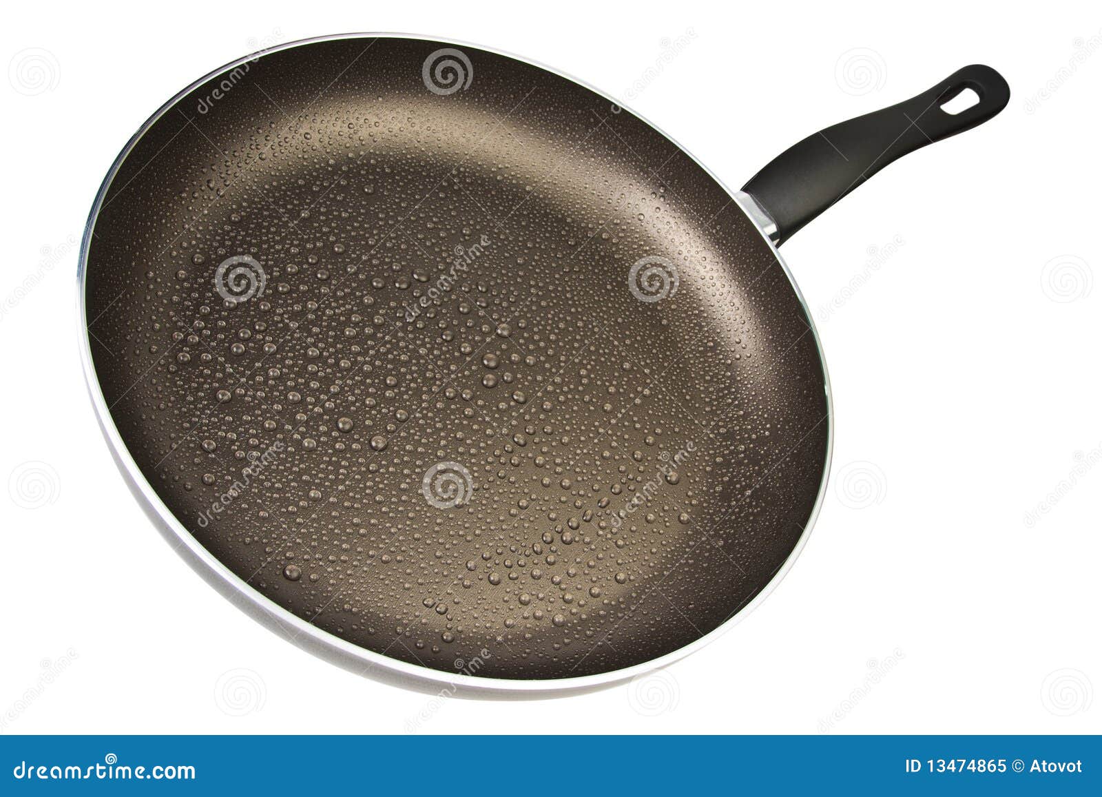 Wet pan stock image. Image of coating, chrome, bead, black - 13474865