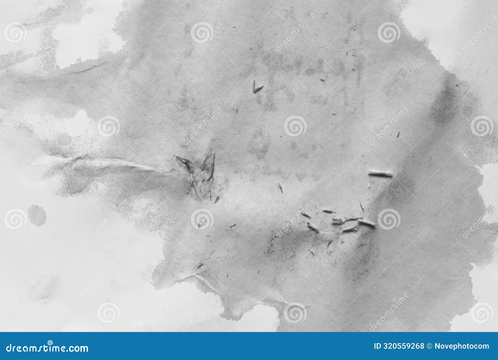 Wet Paper. Wet Dirty Spot on White Paper Stock Photo - Image of mark ...