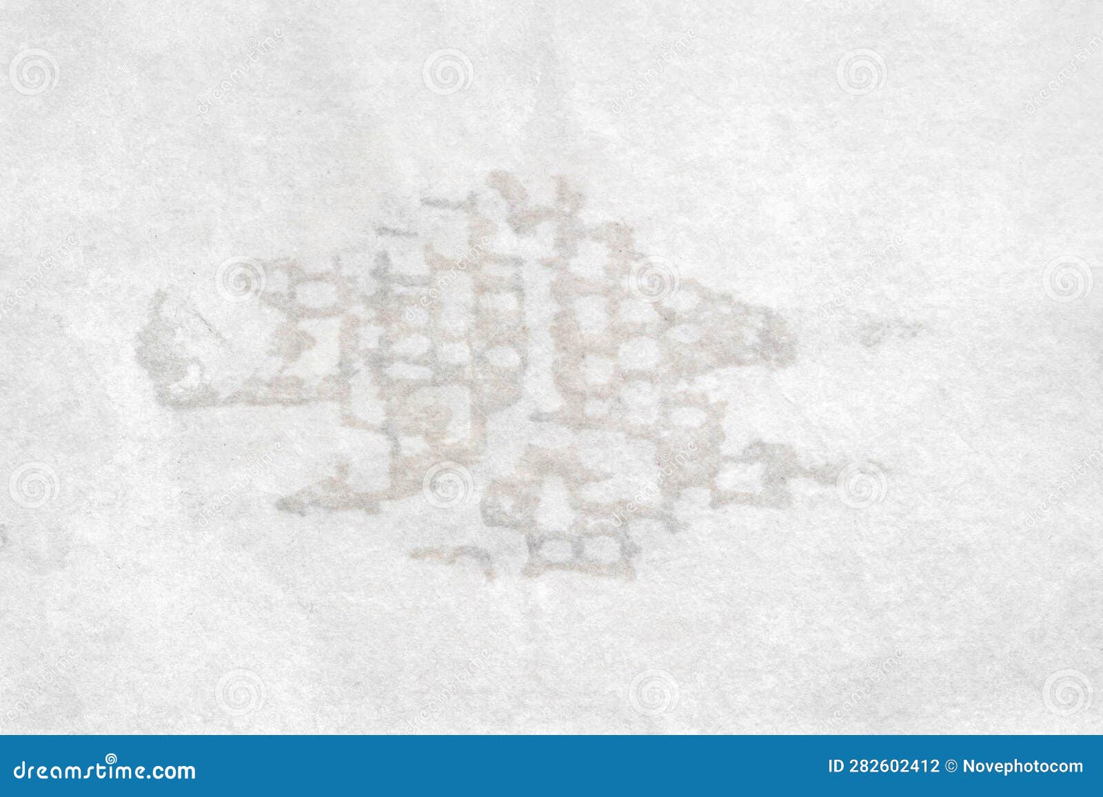 Wet Paper Texture with Wet Spots. Sheet of Paper with Surface Texture ...