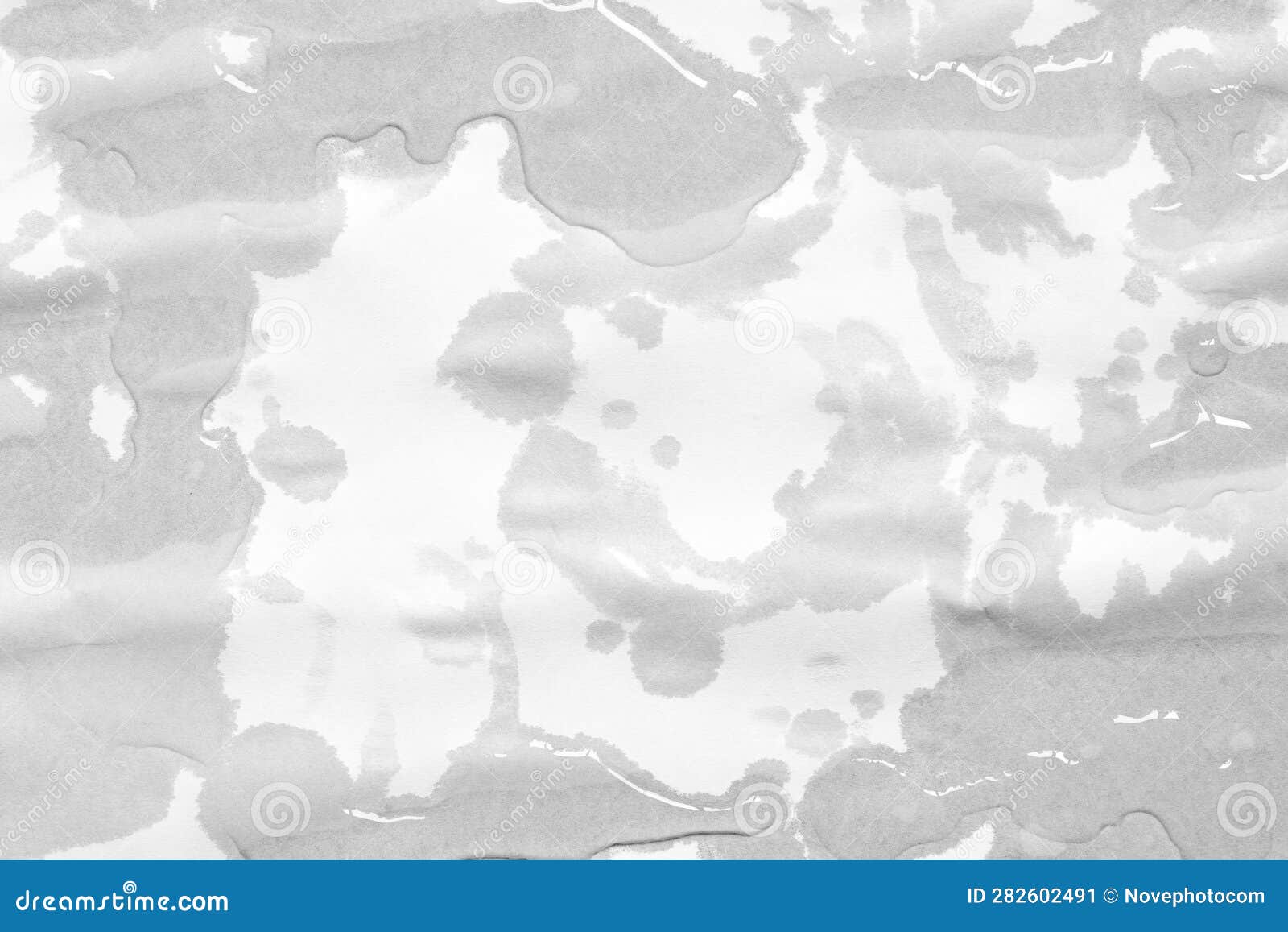 Wet Paper Texture with Wet Spots. Empty Sheet of Wet Paper with Surface ...