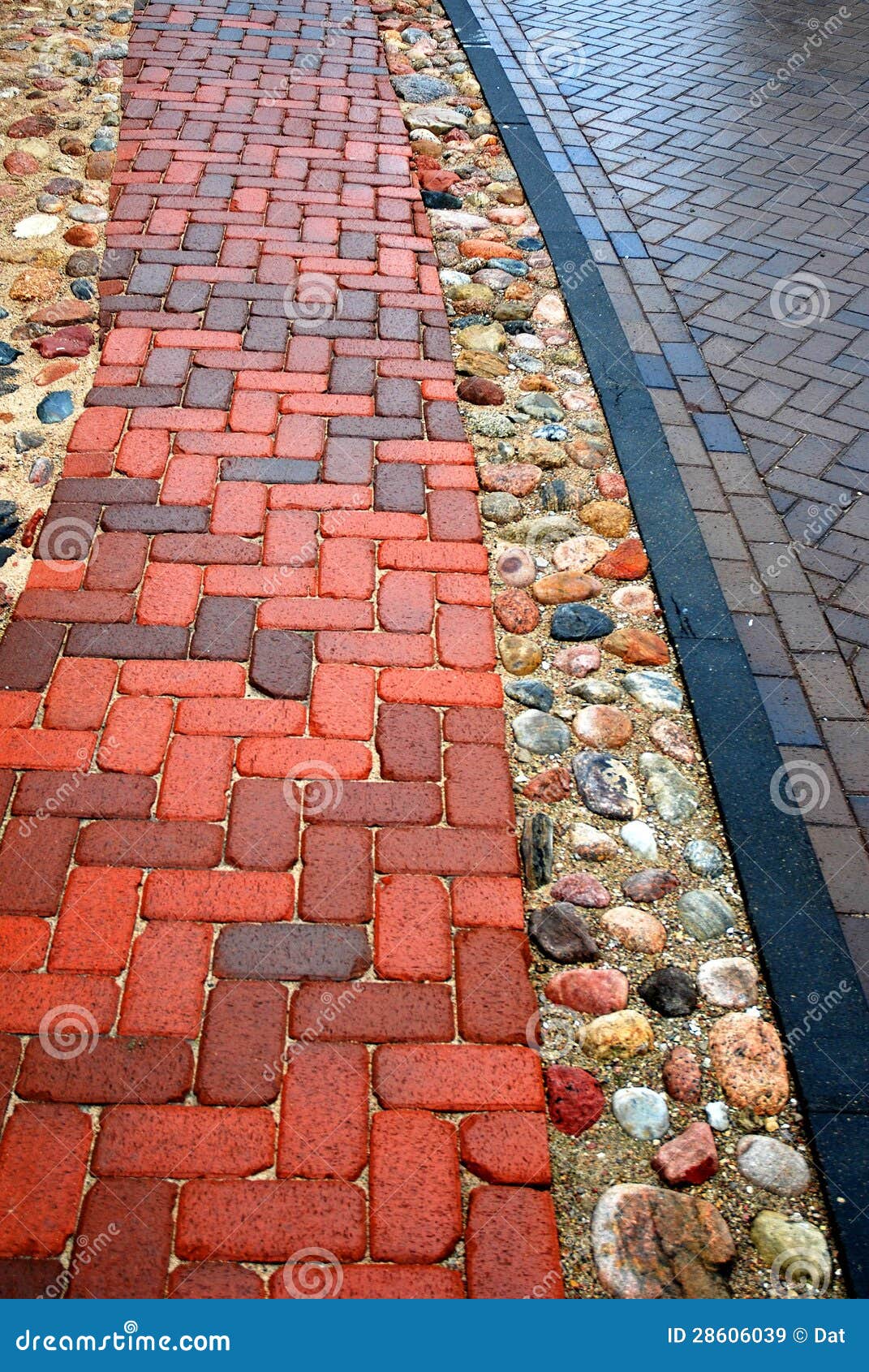 Wet paver pattern stock image. Image of architectural - 28606039