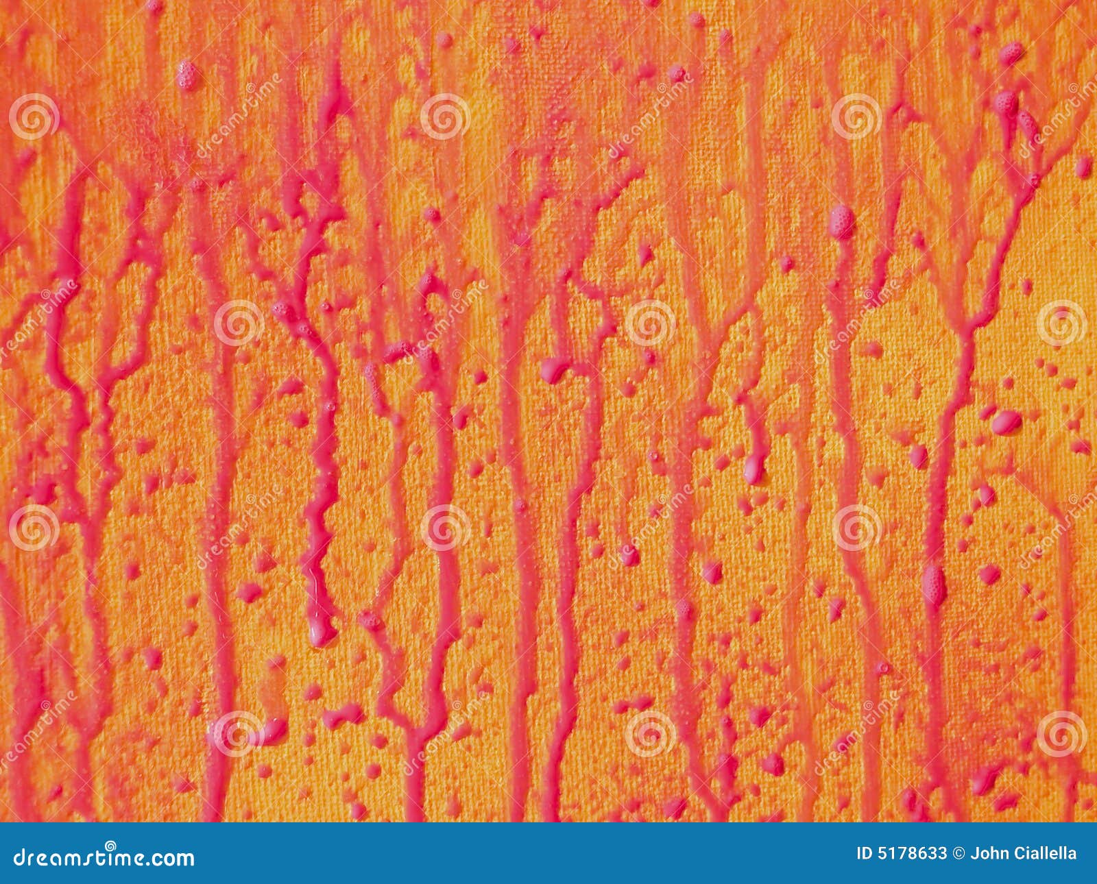 Wet Pink Paint stock image. Image of paint, acrylic, running - 5178633