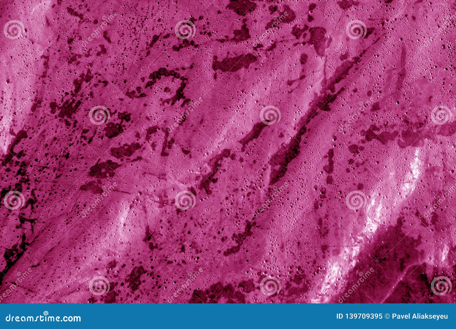 Wet Plastic Transparent Old Wrap Texture in Pink Tone Stock Image ...