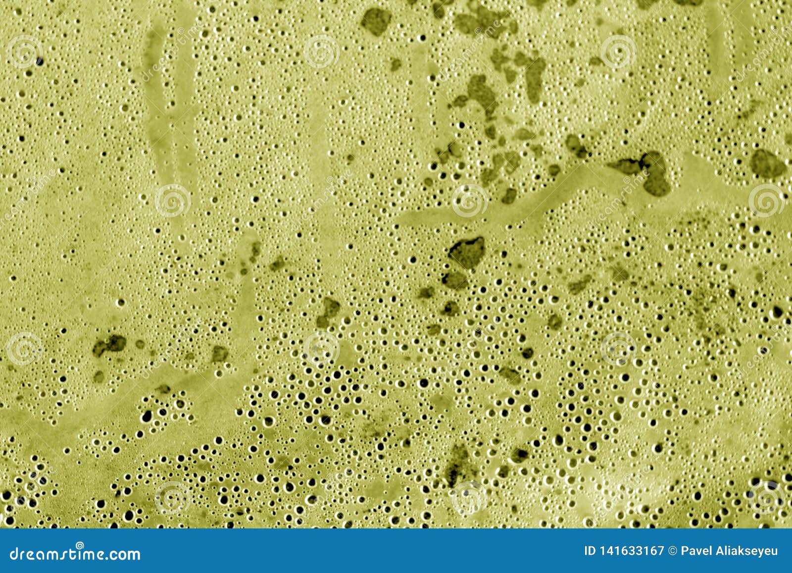 Wet Plastic Transparent Old Wrap Texture in Yellow Tone Stock Image ...