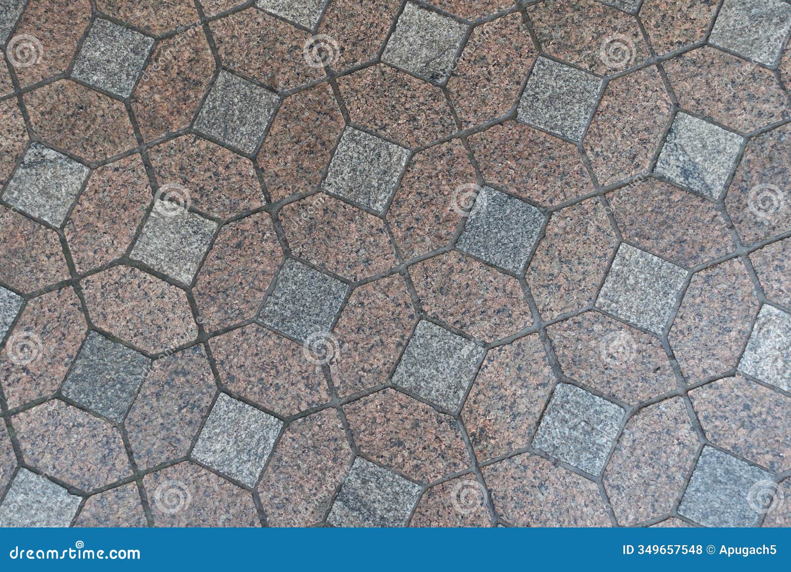 Wet Red and Grey Unpolished Granite Pavement Texture Stock Photo ...