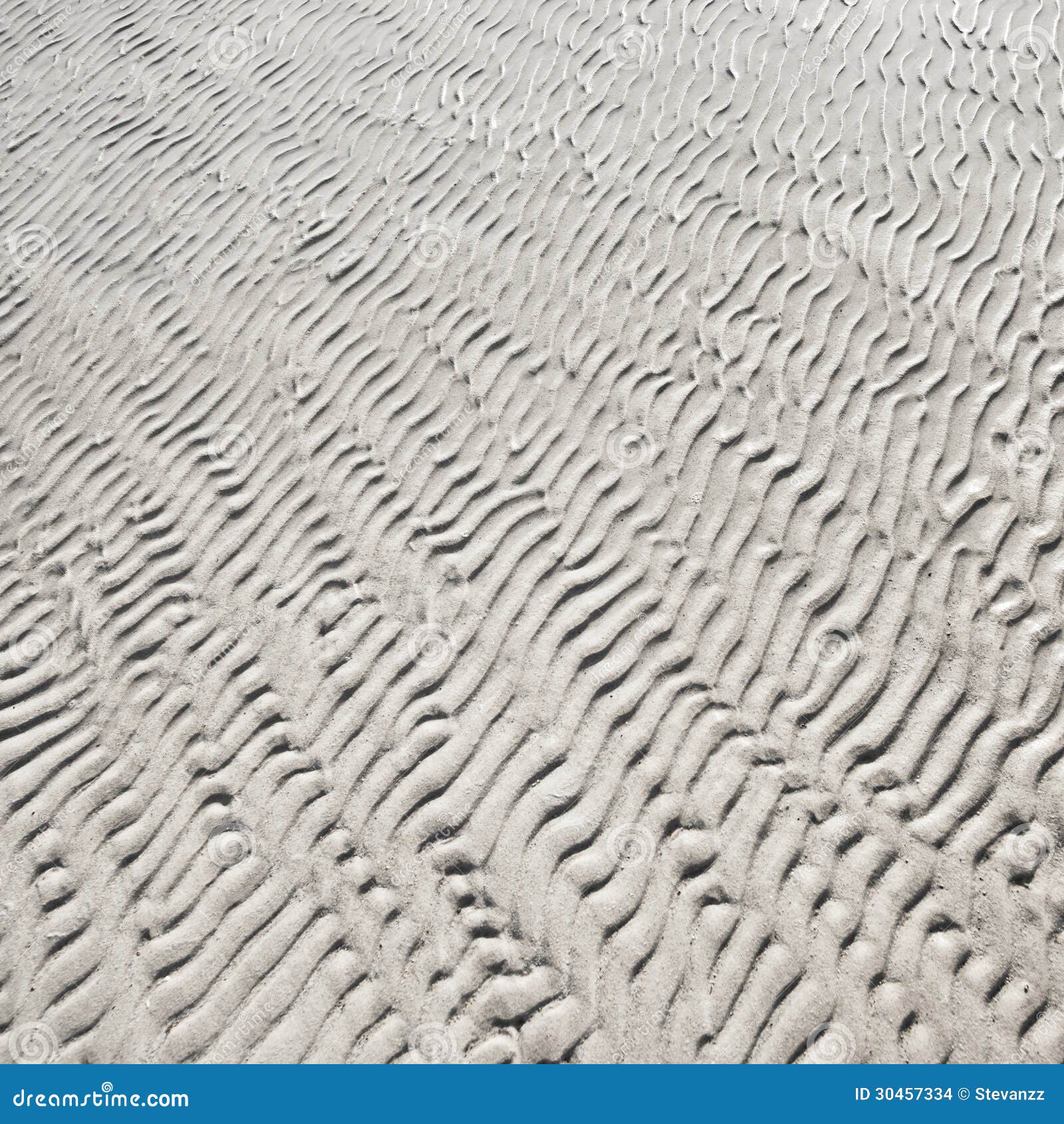 Wet Rippled Sand Pattern Texture on Ocean Beach Stock Photo - Image of ...