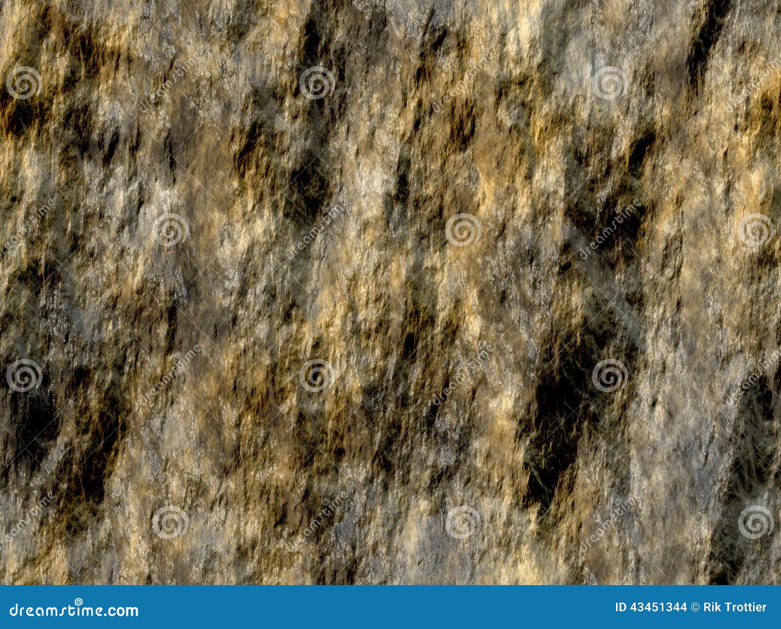 Wet rock stock illustration. Illustration of brown, rough - 43451344