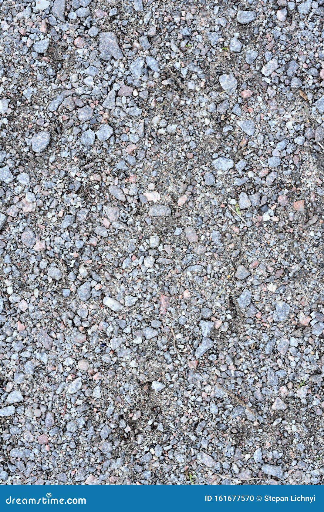 Wet Rubble after Rain on Ground Stock Photo - Image of light, material ...