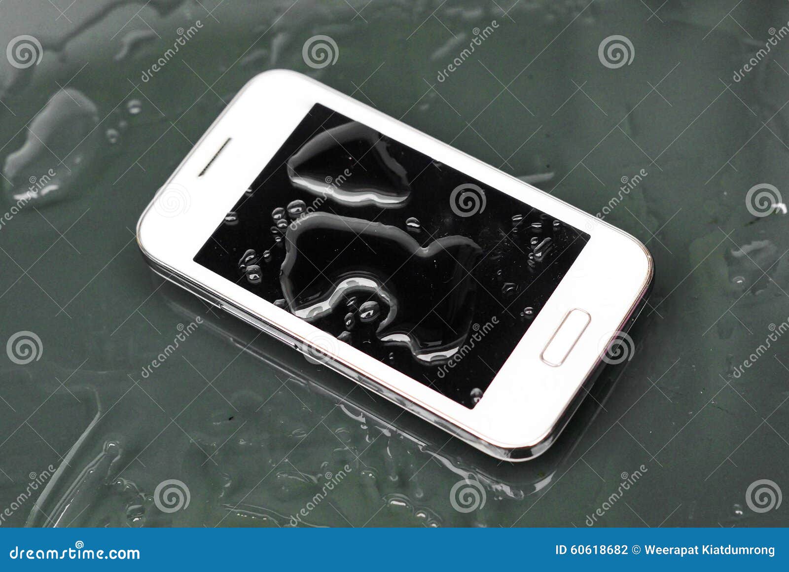 A wet smartphone stock photo. Image of drop, phone, smartphone - 60618682