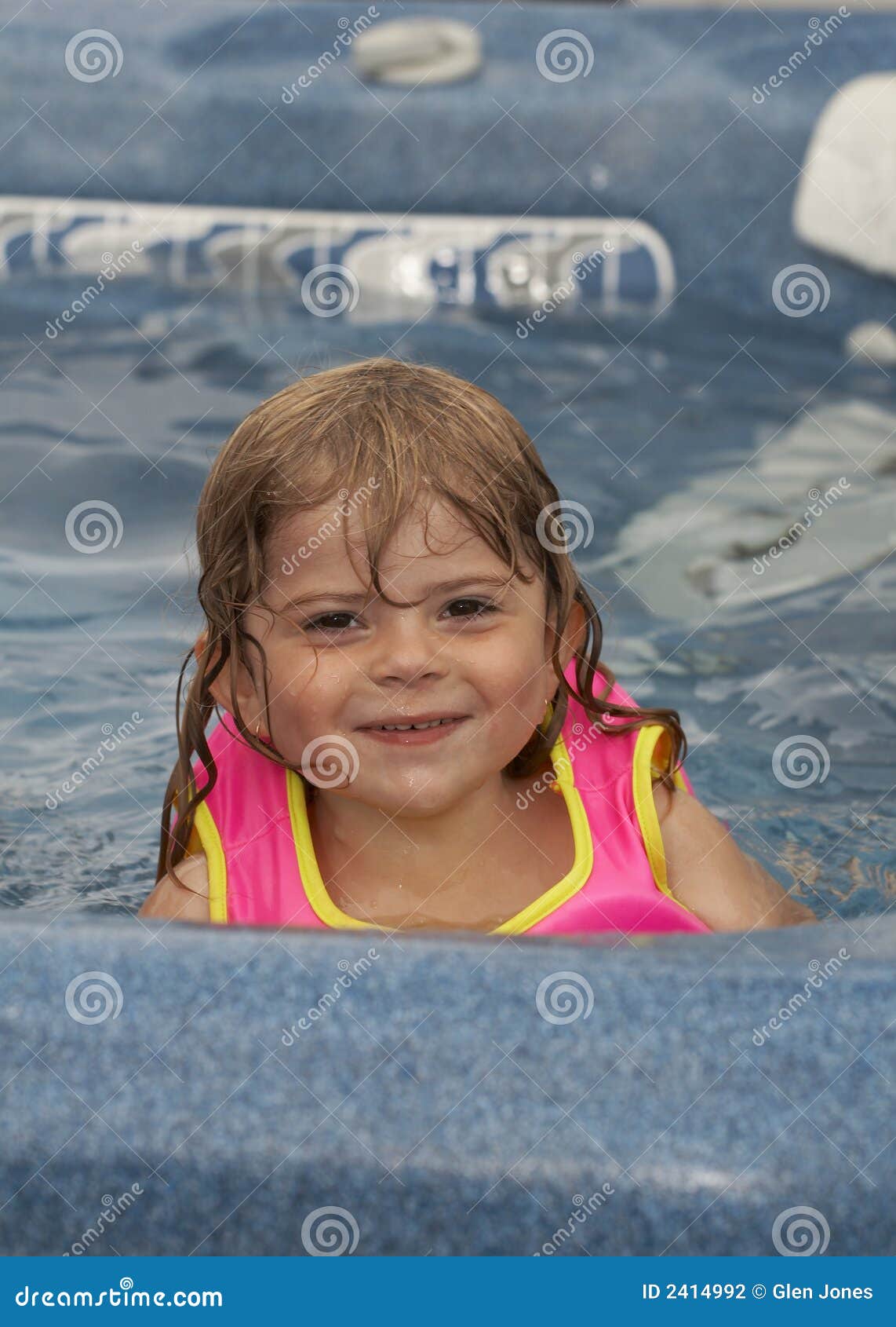 Wet smile stock photo. Image of beautiful, happiness, adorable - 2414992