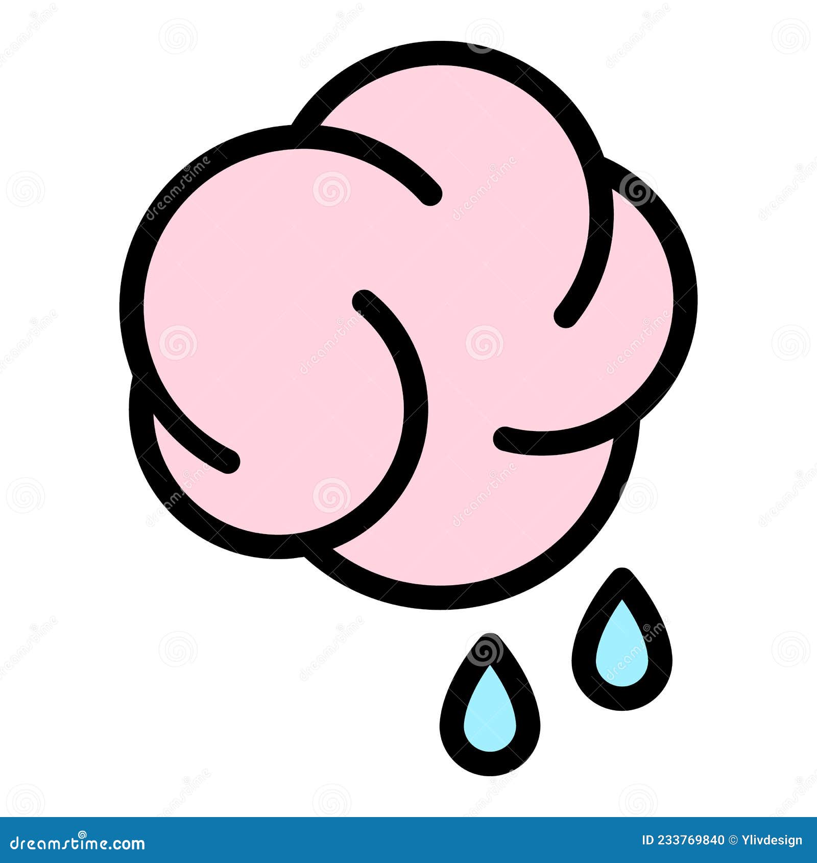 Wet Sponge Icon Color Outline Vector Stock Vector - Illustration of ...