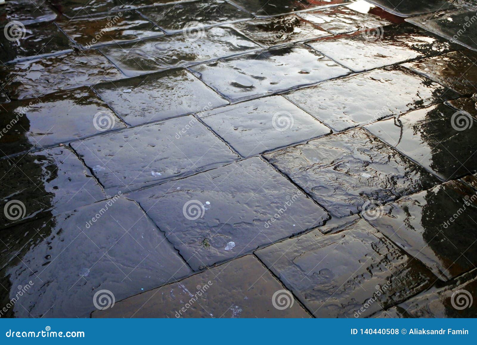 Wet stone blocks stock photo. Image of stone, europe - 140440508
