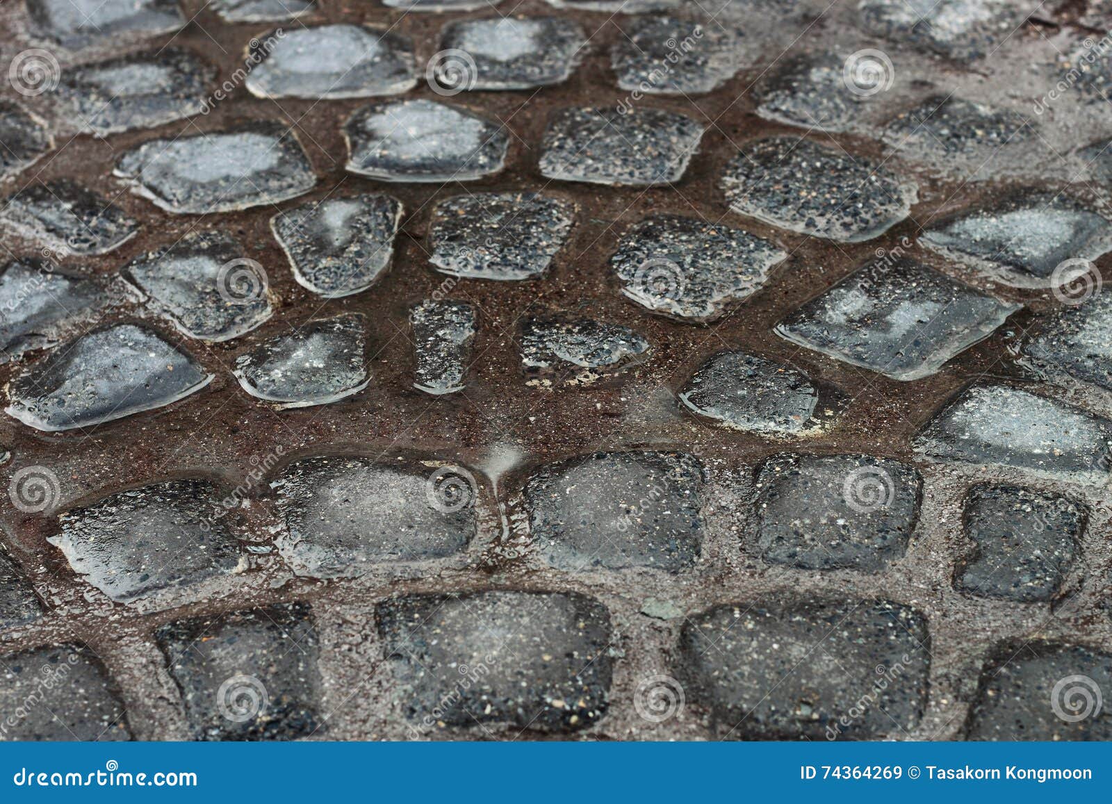 Wet Stone Floor for Pattern Stock Image - Image of granite, floor: 74364269
