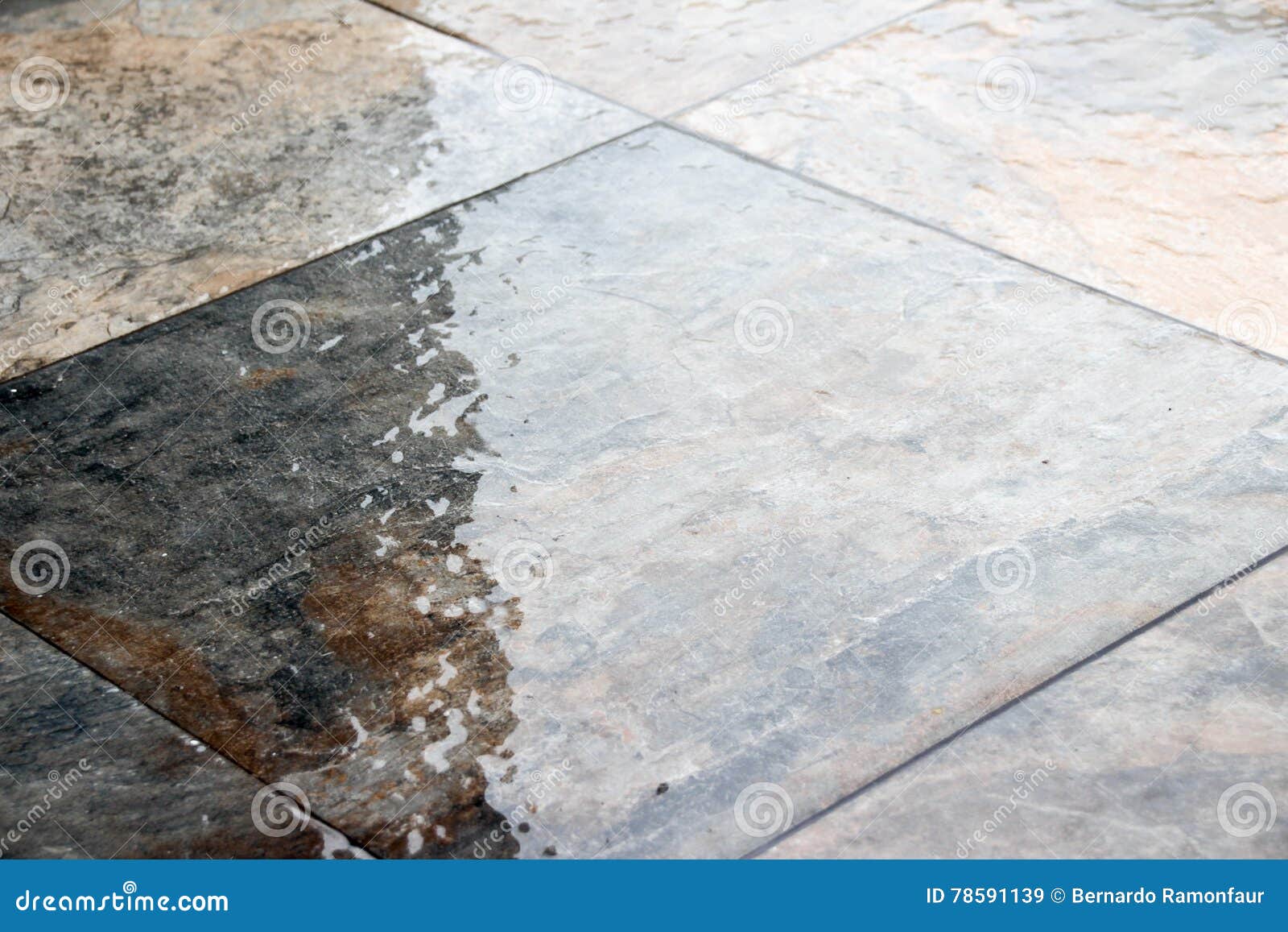 Wet stone floor photograph stock image. Image of water - 78591139