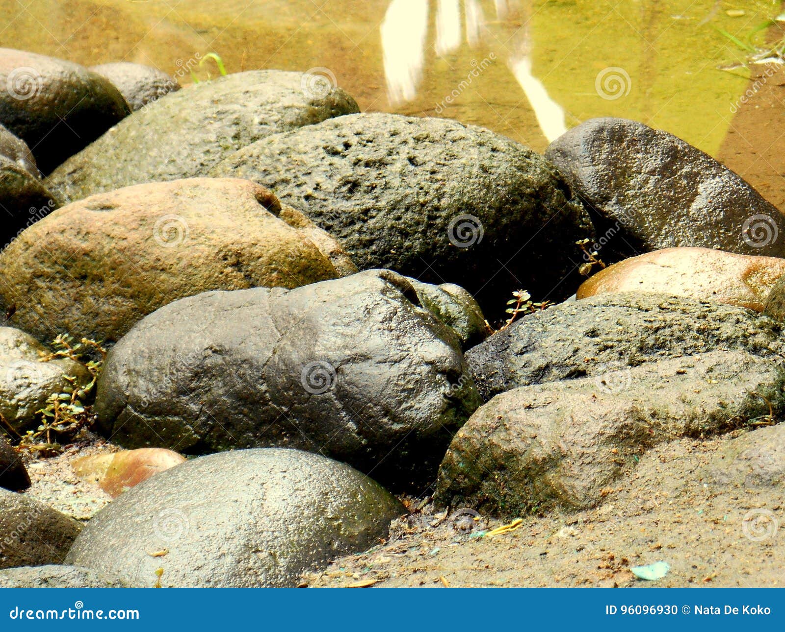 Wet Stone after Rain stock photo. Image of landscapes - 96096930