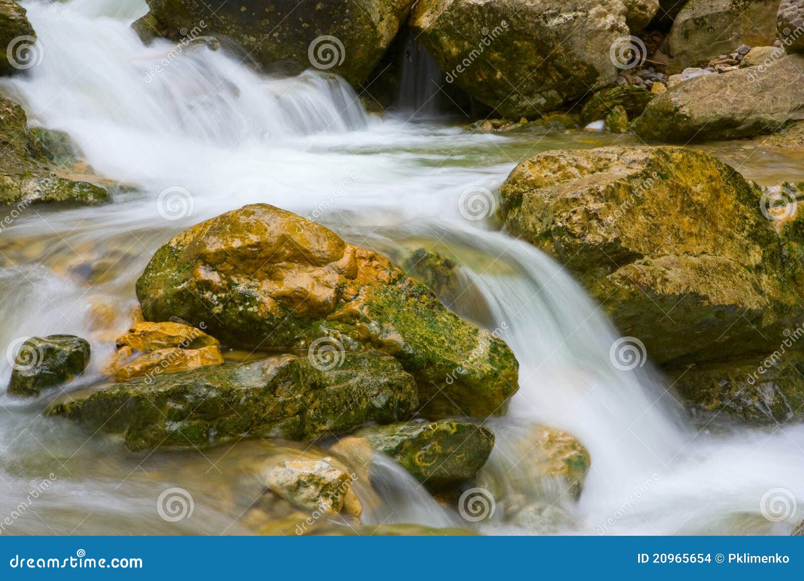 Wet stones in stream stock photo. Image of scenery, flowing - 20965654