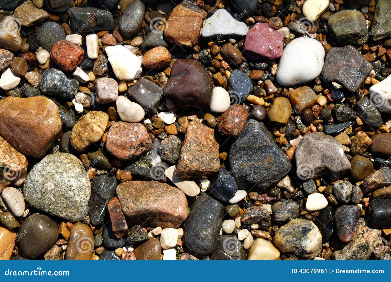 Wet stones stock image. Image of seashoren, colored, wallpaper - 43079961