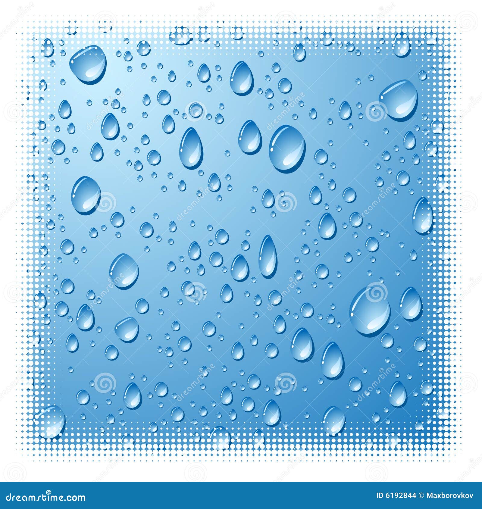 Wet surface. stock vector. Illustration of blue, freshness - 6192844
