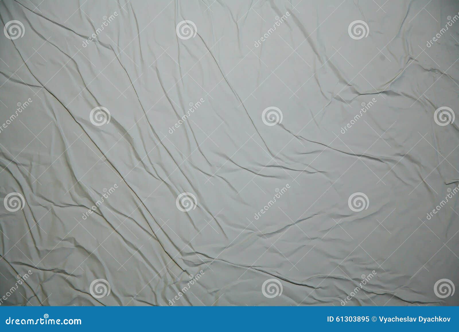 The Wet Texture of Crumpled White Paper or Crumpled Bed Linen. Stock ...