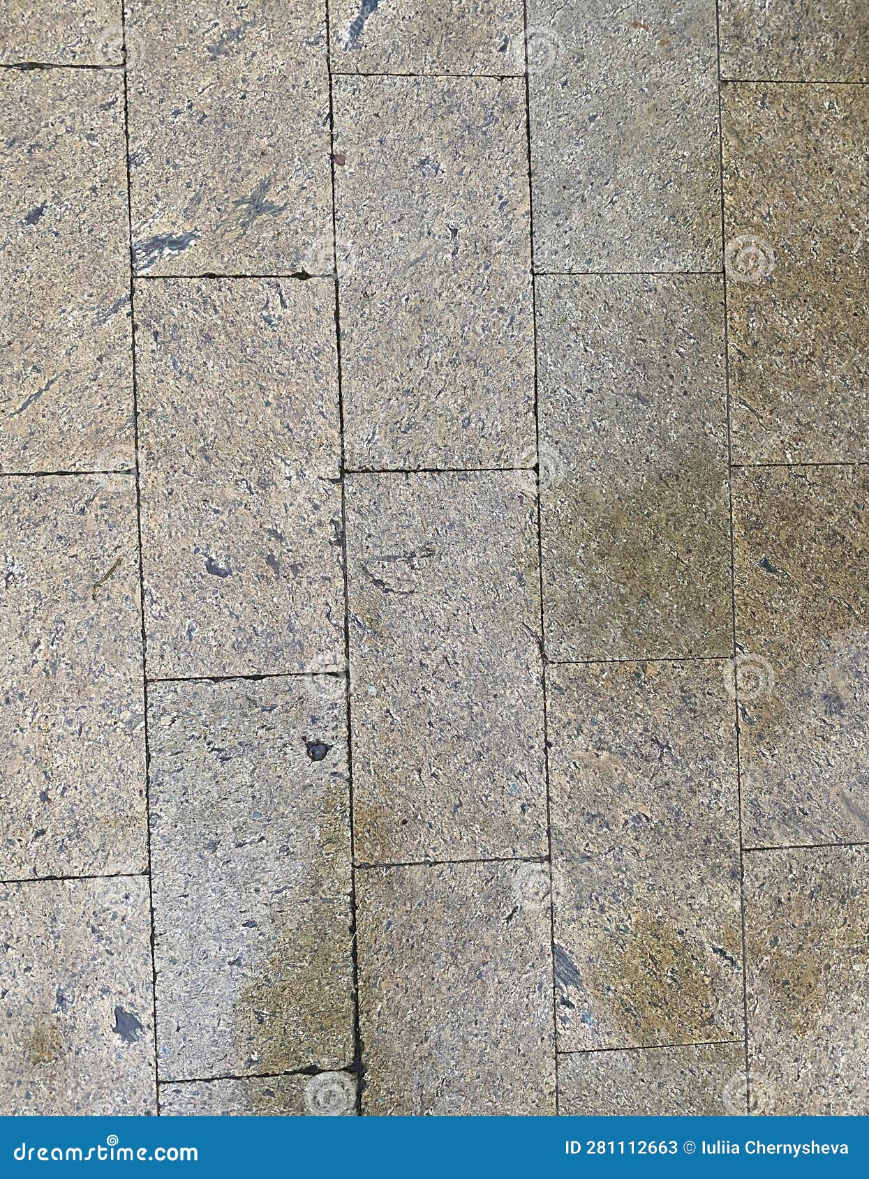 Wet tiles in the street stock image. Image of line, pattern - 281112663
