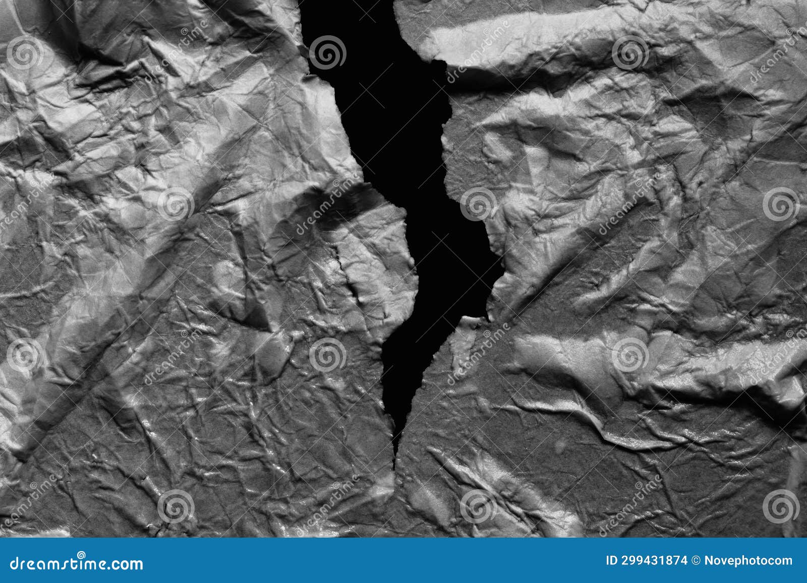 Torn Dark Paper. Carton Ripped Border, Edge, Frame. Torn Cardboard ...