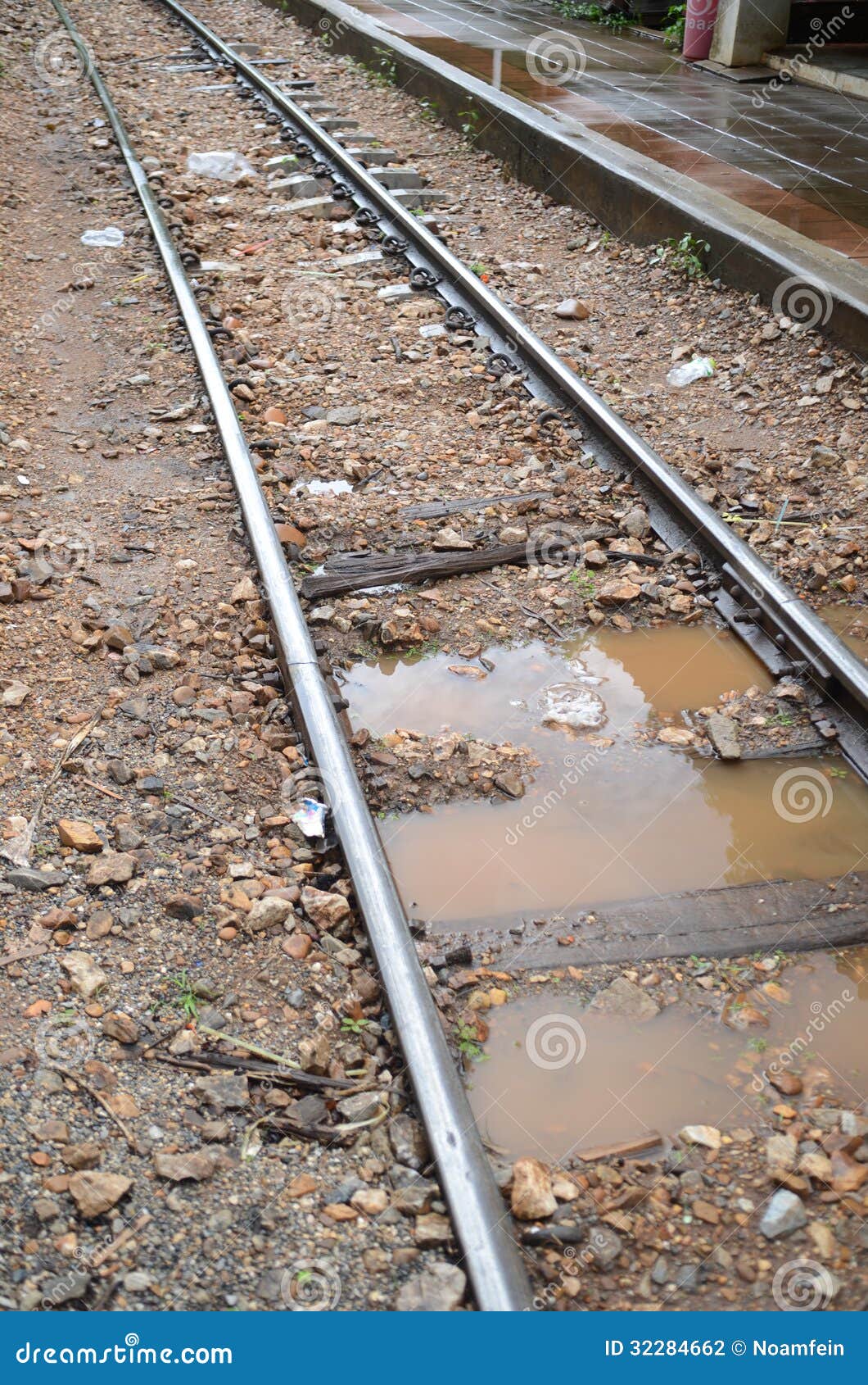Train Track Siding Switch Royalty-Free Stock Image | CartoonDealer.com ...