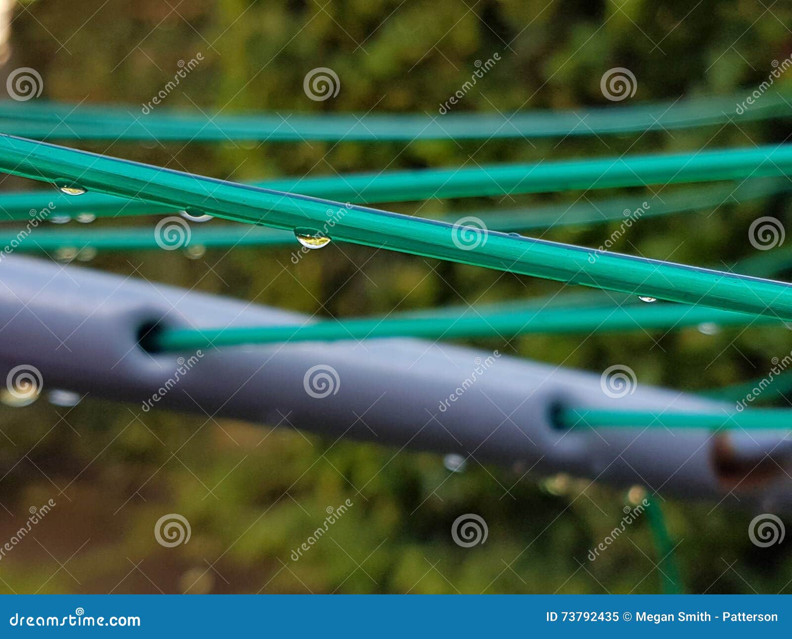 Wet washing line 1 stock image. Image of plastic, line - 73792435