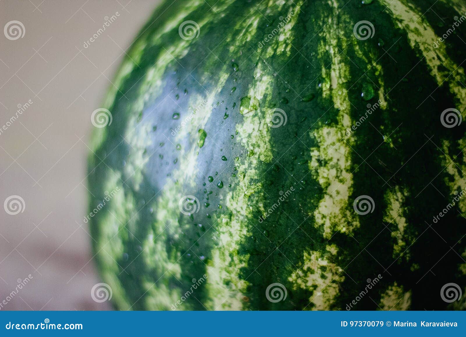 Wet watermelon stock image. Image of sliced, melon, fruit - 97370079