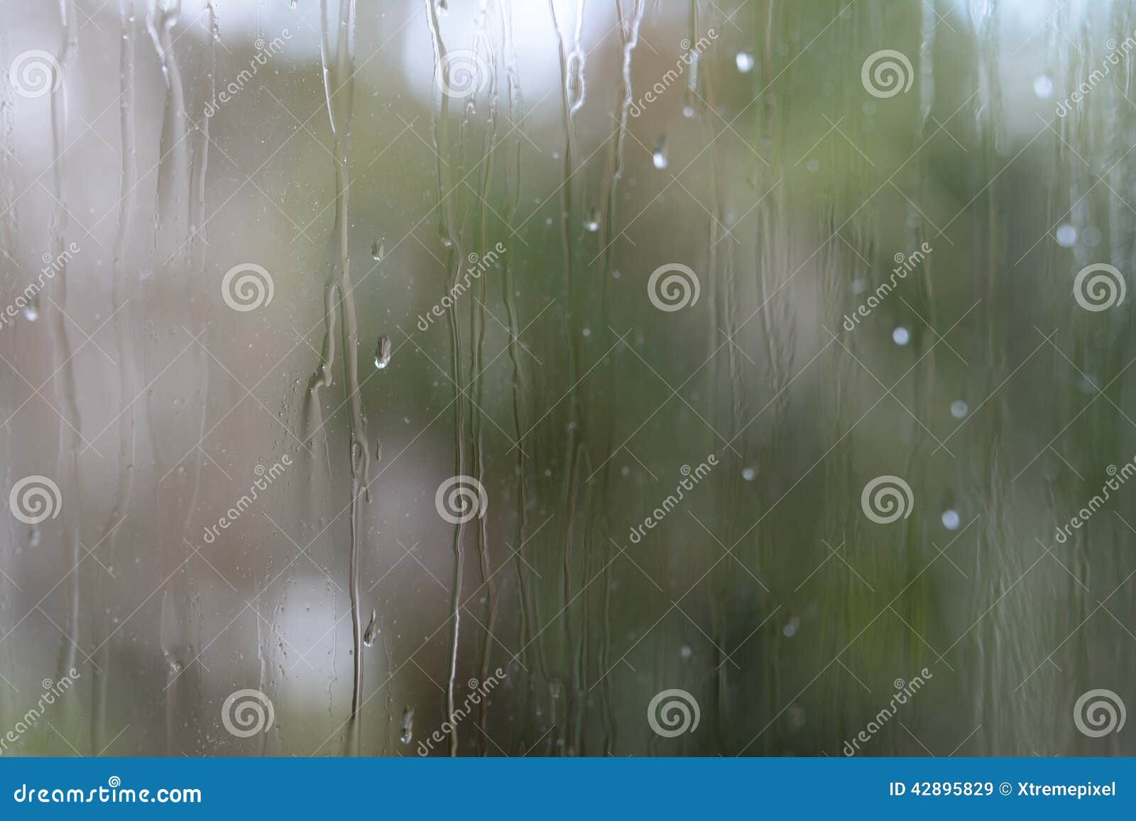 A wet window pane stock image. Image of window, pouring - 42895829