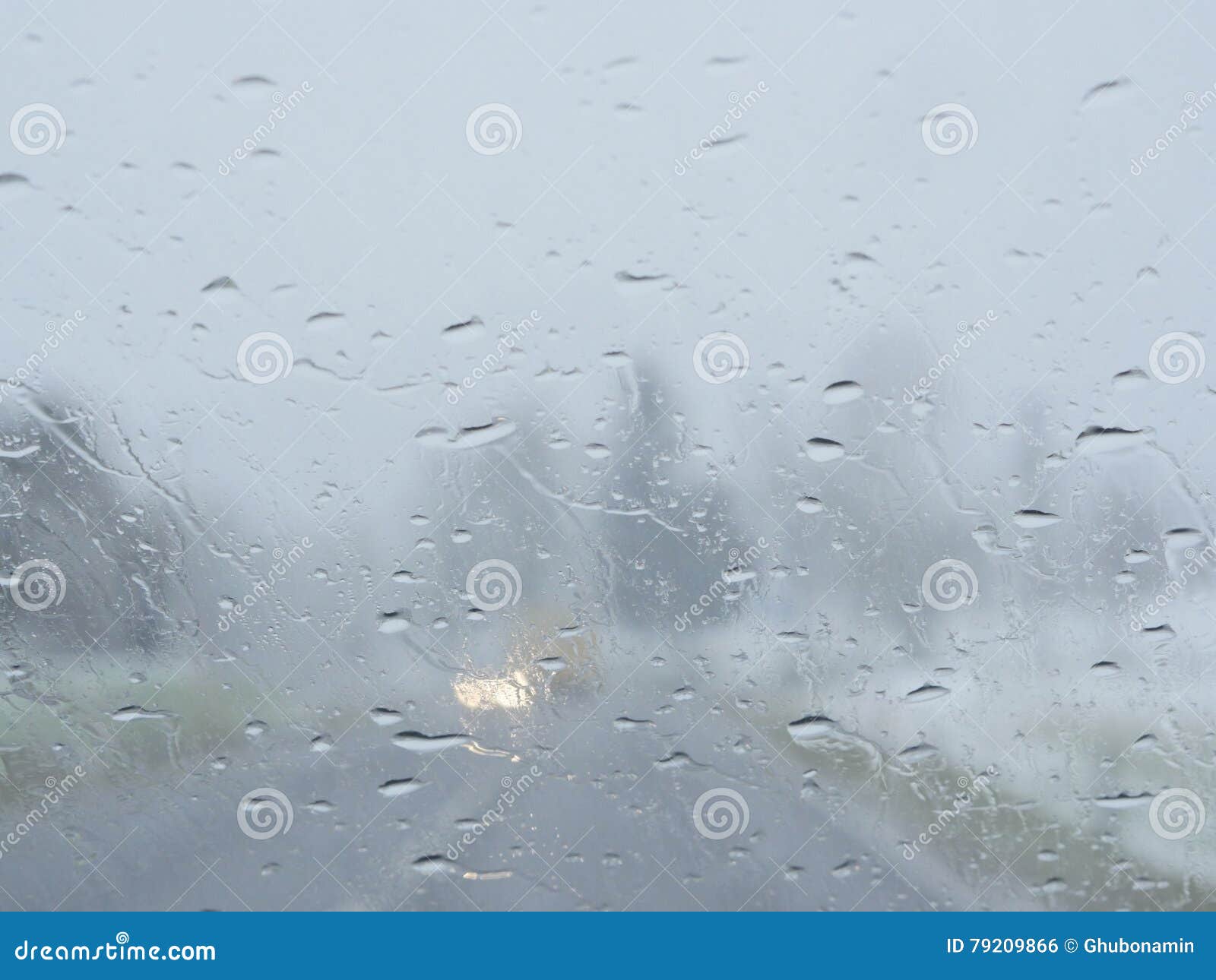 Wet windshield stock photo. Image of drive, rainy, road - 79209866