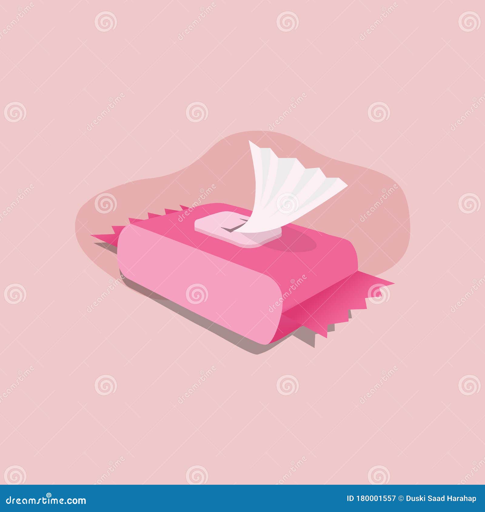 Wet Wipes Pack Icon, Outline Style Vector Illustration | CartoonDealer ...